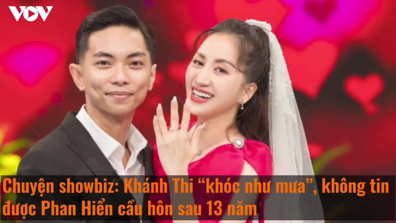 Chuyện showbiz: Khánh Thi không tin được Phan Hiển cầu hôn sau 13 năm ...