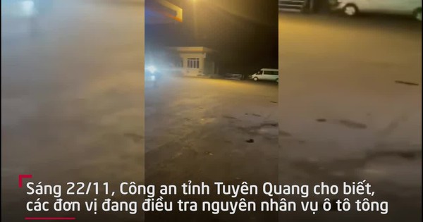 Tài xế ô tô tông thẳng vào hai phụ nữ, một người chết ở Tuyên Quang